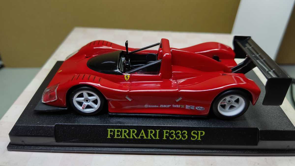 【目立った傷や汚れなし】即決★美品 Minichamps Ferrari 333 SP 1994 ミニチャンプス フェラーリ Red ミニカー ...