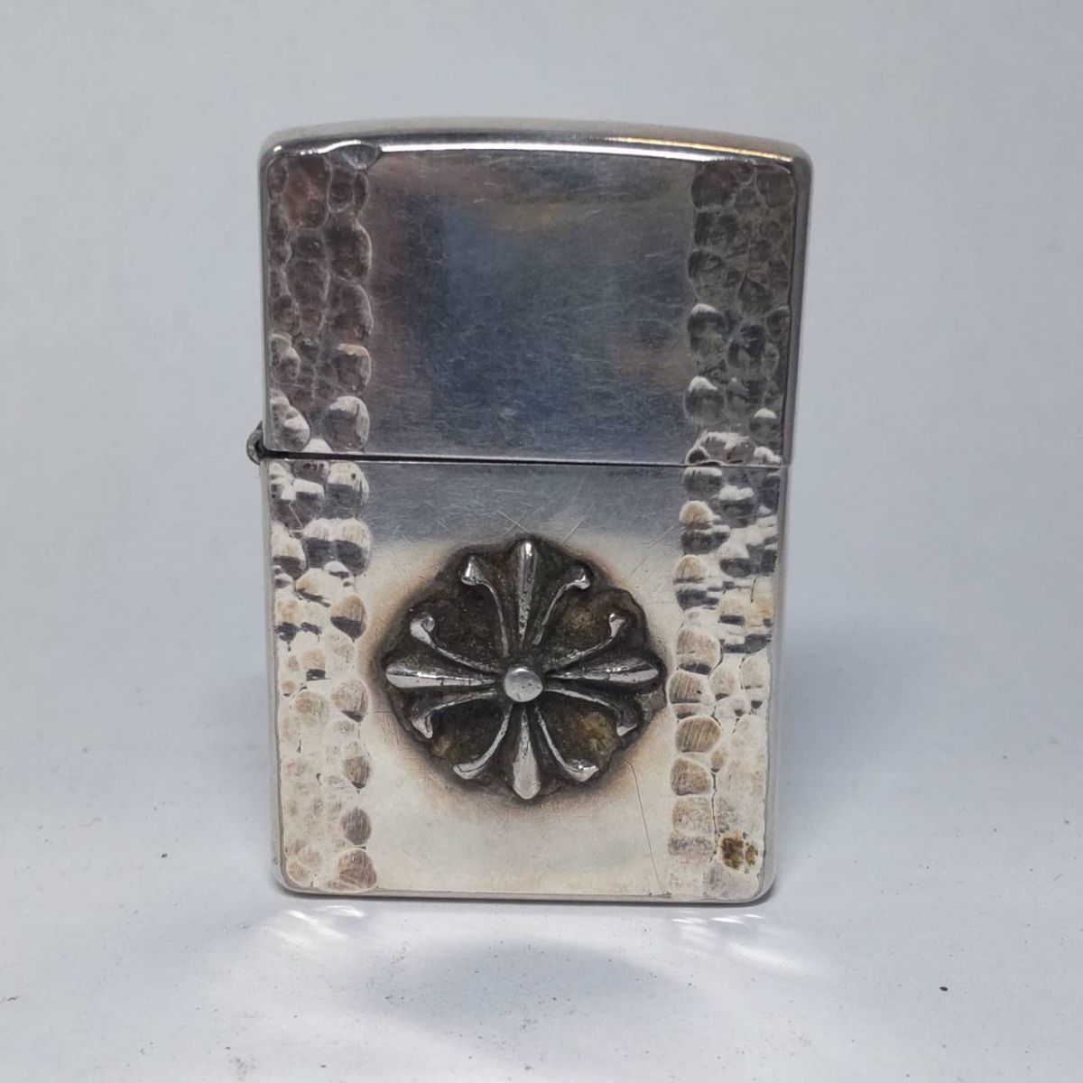 【傷や汚れあり】T316-A136-20 ★ Zippo ジッポー オイルライター 喫煙グッズ VERSANI ベルサーニ シルバーカラー E ...