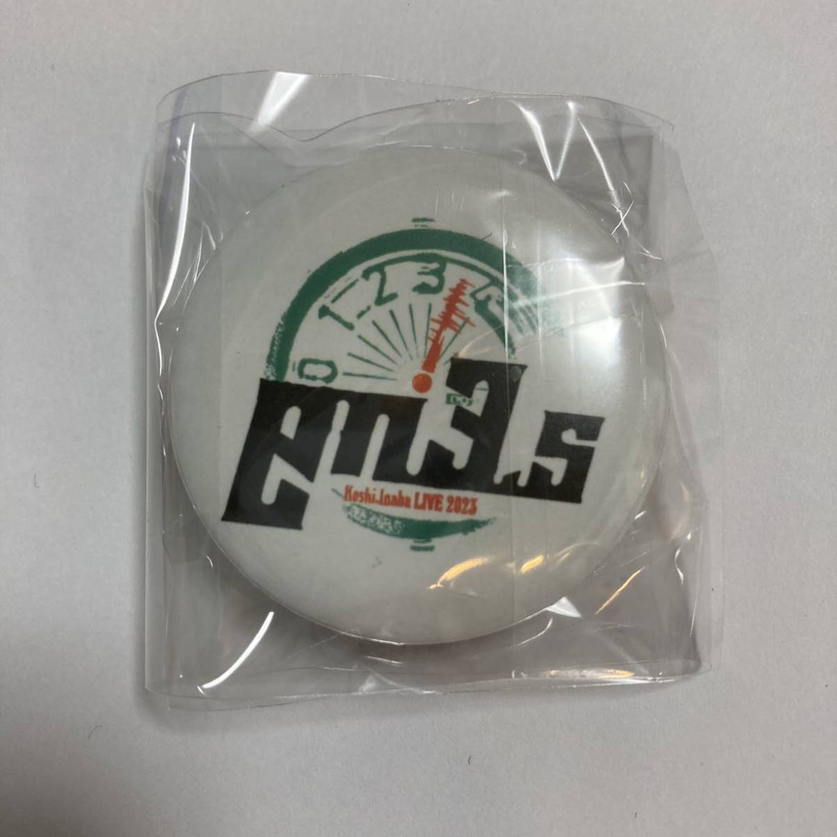 【未使用】Koshi Inaba LIVE 2023 〜en3.5〜 缶バッジ2個セット マスクマン グリーン 稲葉浩志 ライブツアーグッズ ...