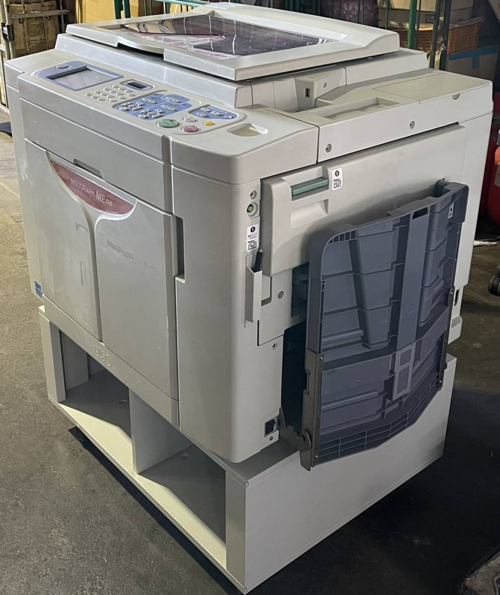 驚きのトータルカウンター43,806枚！！極上理想科学工業輪転機2色刷りRISOGRAPH ME625（取扱説明書/プリンタドライバ付） 宮城発 の落札情報詳細 - ヤフオク落札価格情報 オークフリー