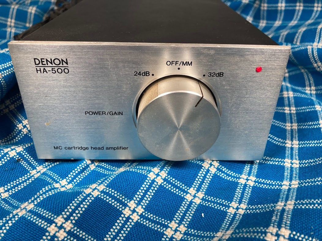 【やや傷や汚れあり】【 15周年感謝セール 】DENON MC HEAD-AMP MCヘッドアンプ HA-500 220424−1 完動品 【3ヶ月保証】の落札情報詳細 - Yahoo ...