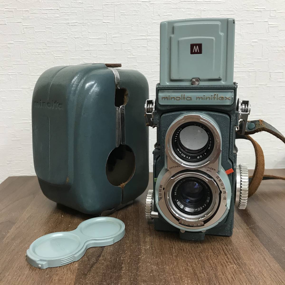 【目立った傷や汚れなし】H536 MINOLTA ミノルタ miniflex / VIEW ROKKOR 60mm F2.8 / ROKKOR ...
