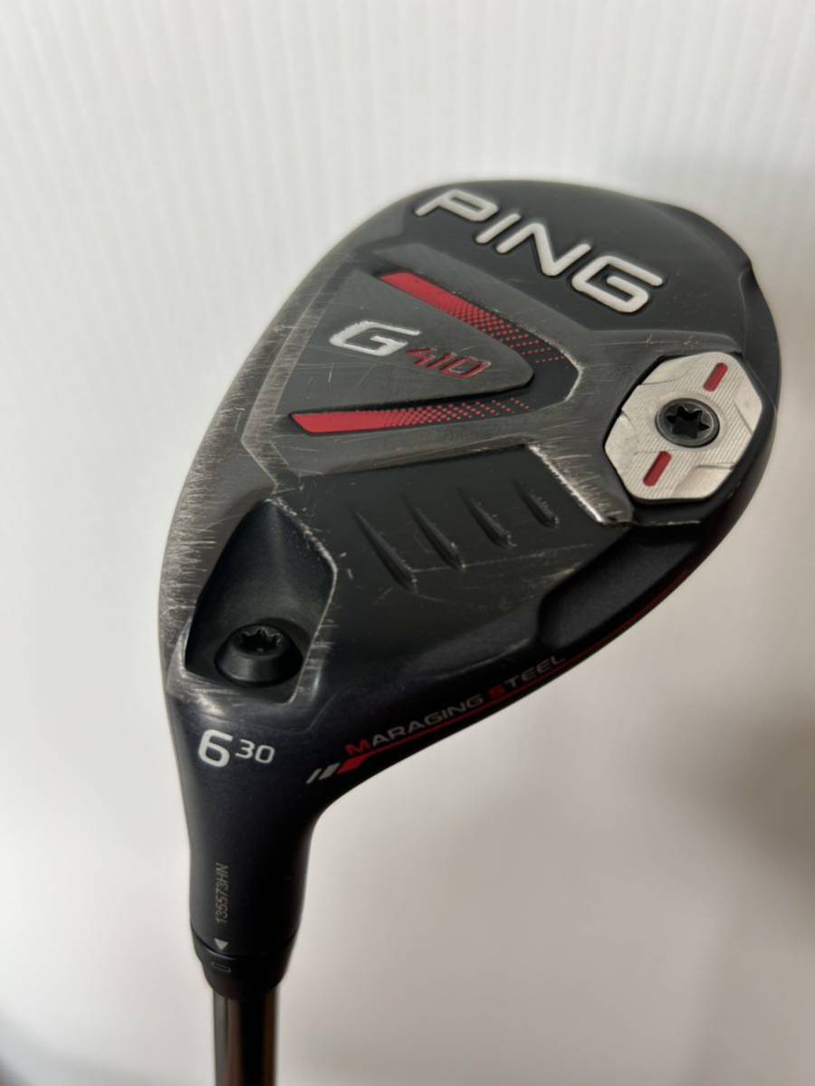 【傷や汚れあり】★希少★PING G410 6番ハイブリッド 30° ユーティリティ TOUR85 Sフレックス 管理番号12055 の落札情報詳細| ヤフオク落札価格情報 オークフリー