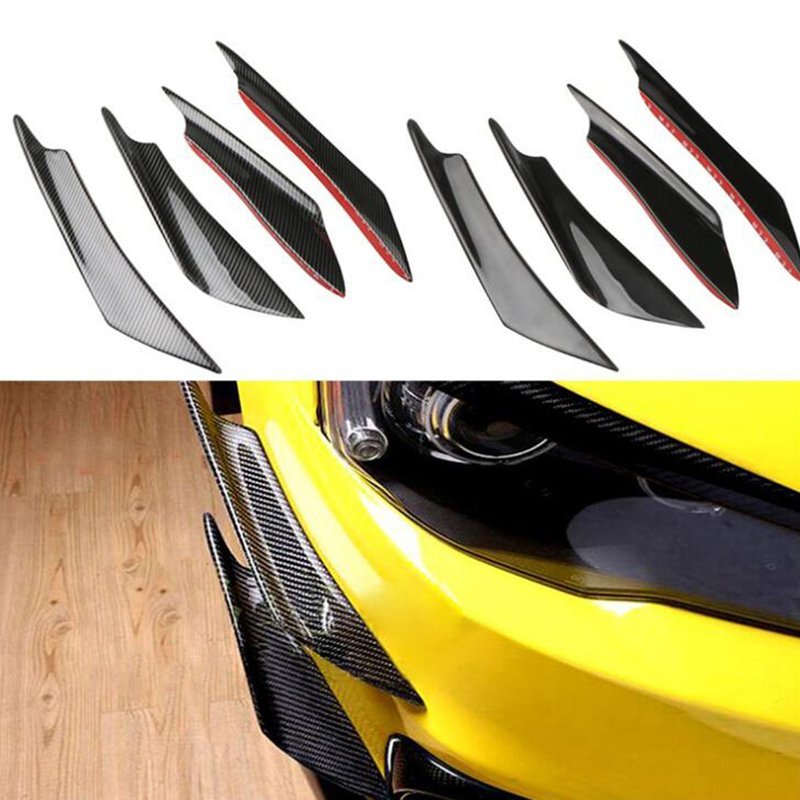 【未使用】【新品】汎用 カナード カーボン柄 バンパー フロント スポイラー エアロ スポイラー ウイング 86 Brz Zc6 Zn 911 986 ケイマンの落札情報詳細 ヤフオク落札 