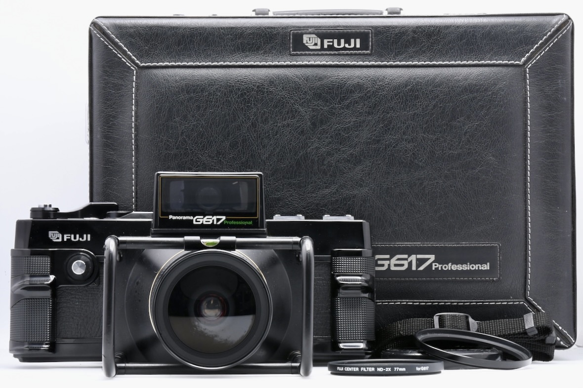 【やや傷や汚れあり】同梱不可 FUJIFILM Panorama G617 Professional + FUJI CENTER FILTER ND-2X フジフィルム 中判 フィルムカメラ ...