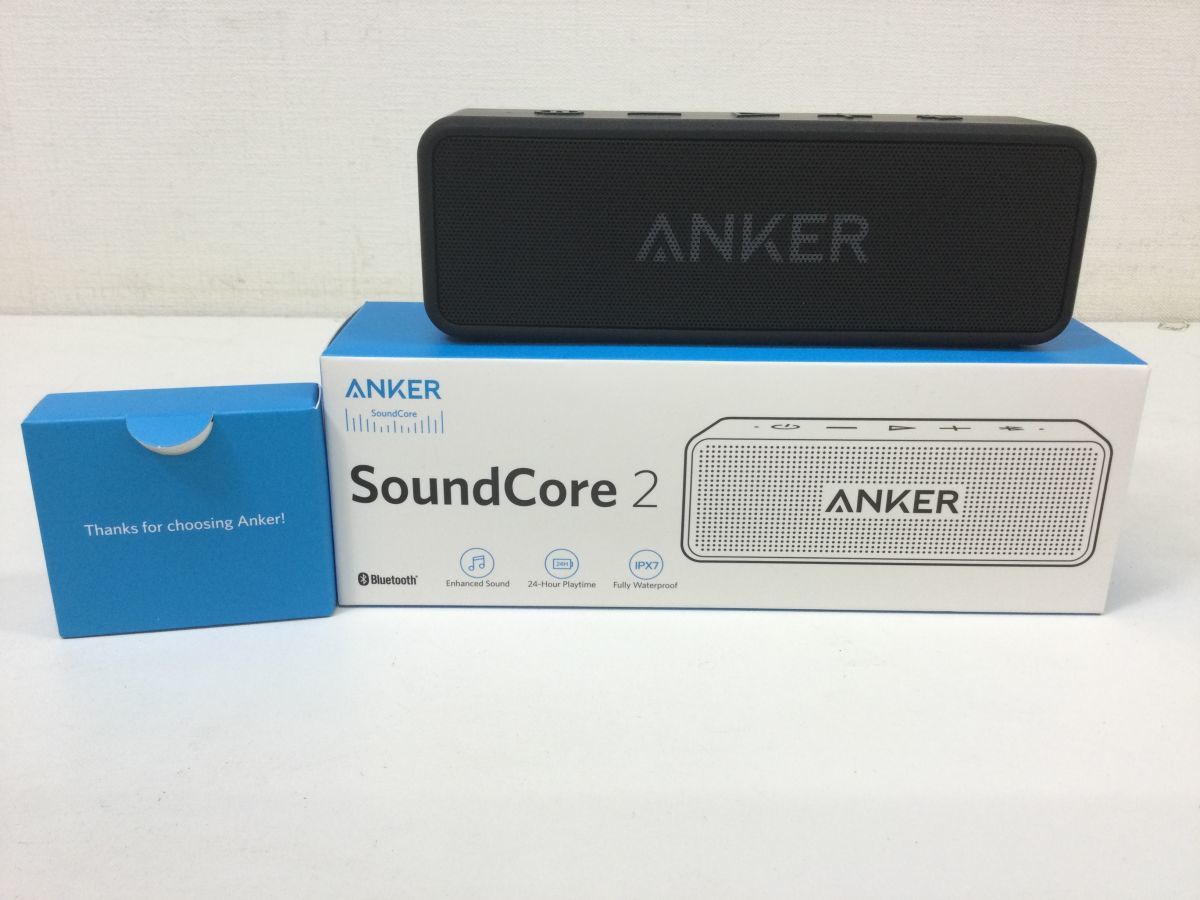 【中古】営AD993-60 Anker SoundCore2 アンカーサウンドコア2 Bluetooth スピーカー 箱付きの落札情報詳細 - ヤフオク落札価格検索 オークフリー