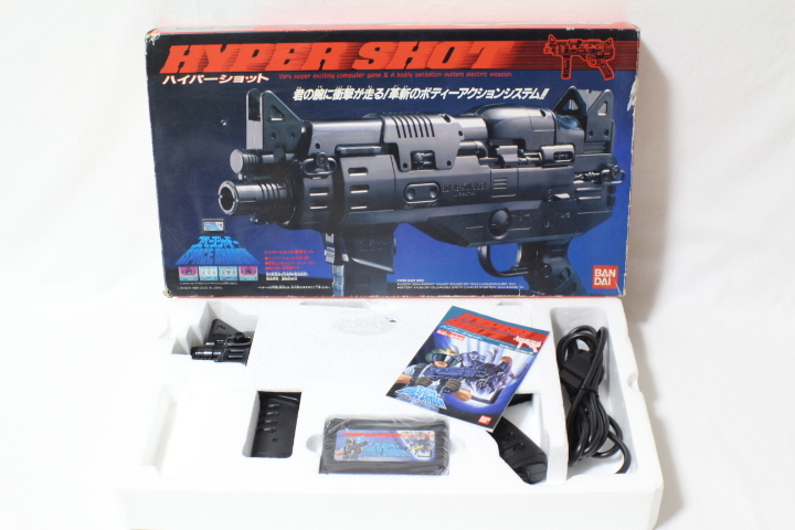 【傷や汚れあり】バンダイ BANDAI ハイパーショット hyper shot 任天堂 ファミリーコンピューター ゲームソフト 光線銃 ...