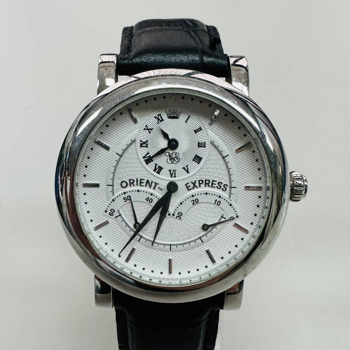 【やや傷や汚れあり】 1円～ orient express 稼働品 OP-8001 オリエントエクスプレス 自動巻 白文字盤 31石 裏スケの落札情報詳細 - ヤフオク落札価格検索 オークフリー