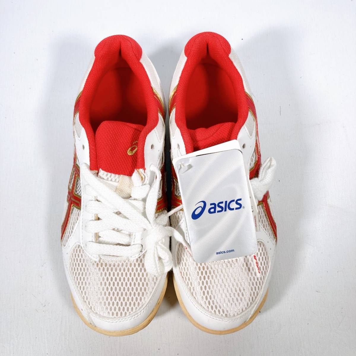 【未使用】スポーツ店在庫品 N-9 ASICS 22.5cm ローテリブレ FL3 TVR145 バレーボールシューズ 体育館シューズ 未使用 ...