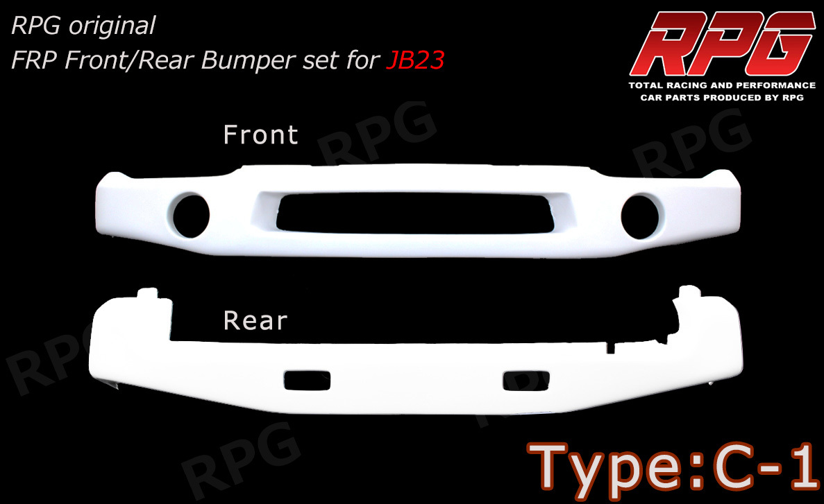 【未使用】【沖縄・離島への配送不可】ジムニー JB23 FRP フロント リア バンパーセット タイプ C-1の落札情報詳細 - ヤフオク落札価格検索 オークフリー