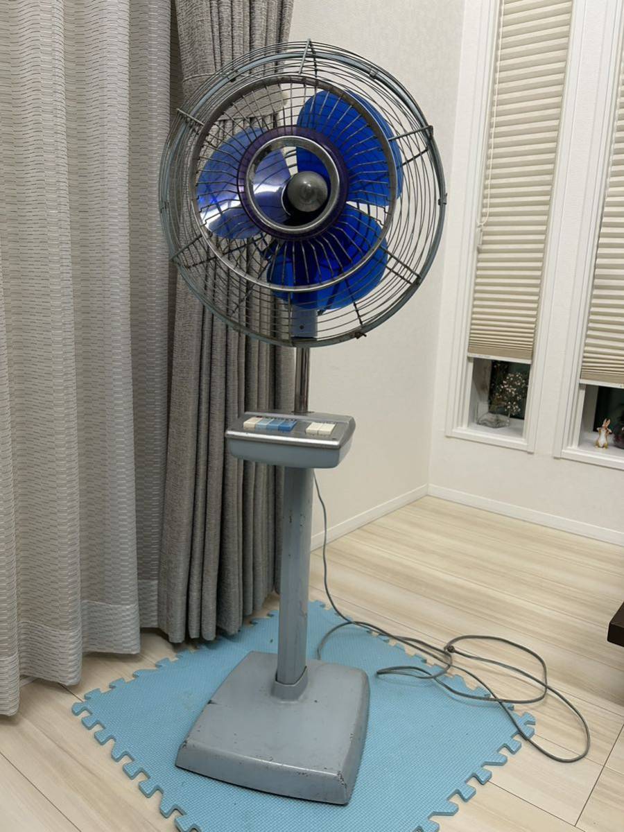 【全体的に状態が悪い】【1円スタート】national Electric Fan エレクトリックファン F 30ve 昭和レトロ 当時物 大型