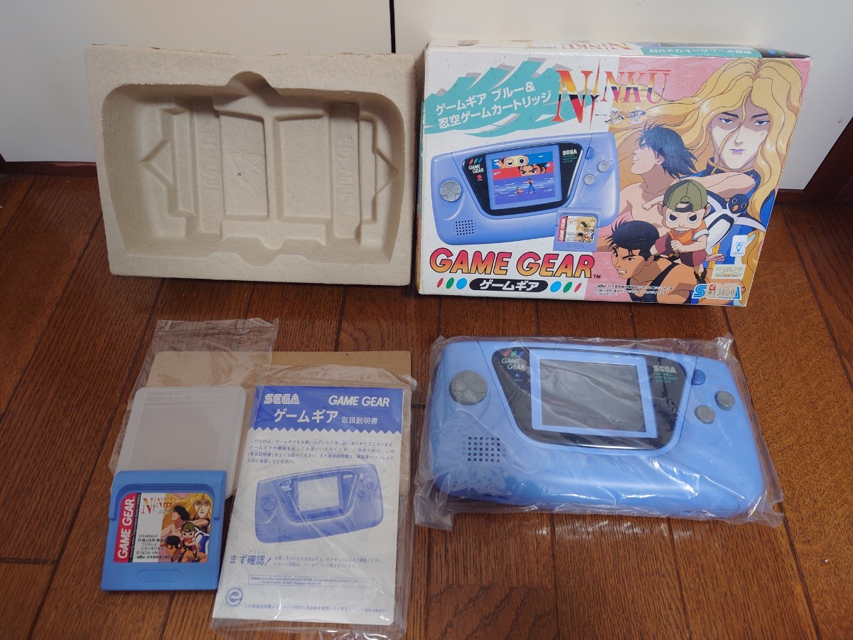 【全体的に状態が悪い】ゲームギア本体ブルー+忍空同梱版 GAME GEAR BLUE+NINKU の落札情報詳細 - ヤフオク落札価格検索 ...