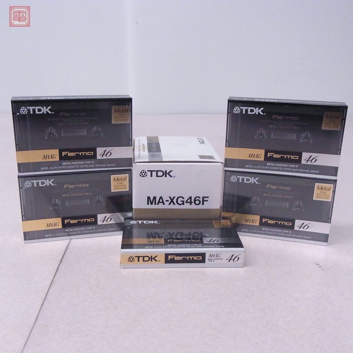 【未使用】未使用 未開封 TDK MA-XG46F 46分 カセットテープ メタルテープ 5本セット 元箱付 MA-XG【10の落札情報詳細 - ヤフオク落札価格検索 オークフリー