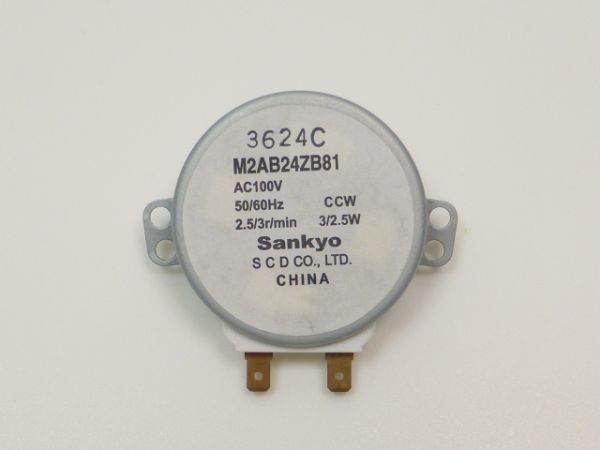 【目立った傷や汚れなし】 Nidec SANKYO ACシンクロナスモーター M2AB24ZB81 CCW AC100V 50Hz 2.5rmin 3W / 60Hz 3rmin 2.5Wの ...