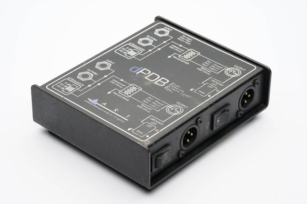 【やや傷や汚れあり】ART dPDB 2ch パッシブ ダイレクトボックス DI 送料520円の落札情報詳細 - ヤフオク落札価格検索 オークフリー