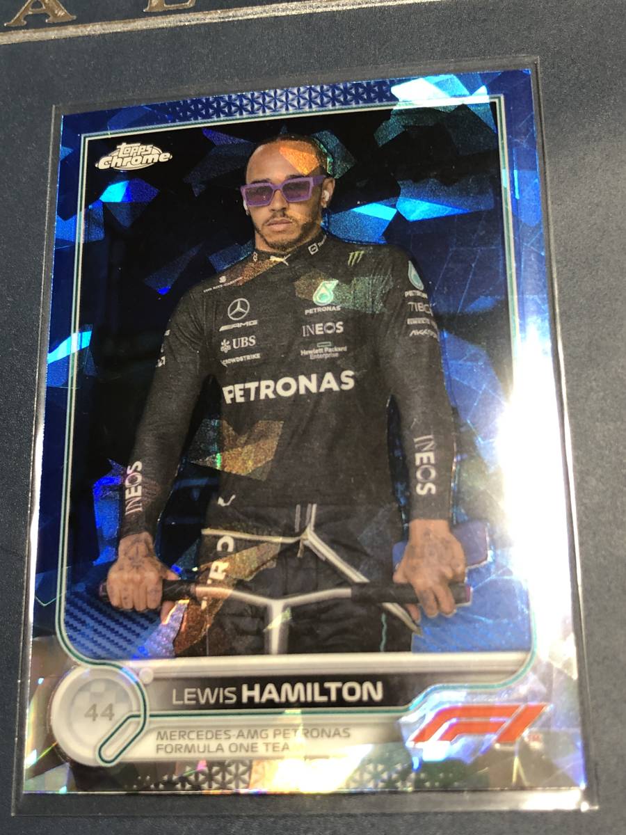 【目立った傷や汚れなし】2022 Topps Chrome Formula 1 F1 Sapphire Edition Lewis Hamilton Mercedes-AMG Petronas ...