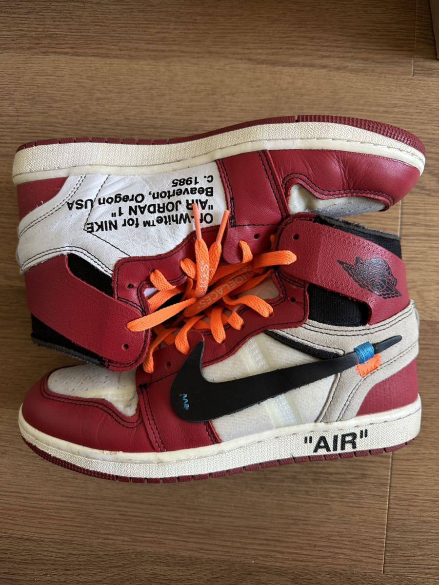 【未使用】Off-White Nike Air Jordan 1 Retro High The Ten Chicago 27.5cmの落札情報 ...