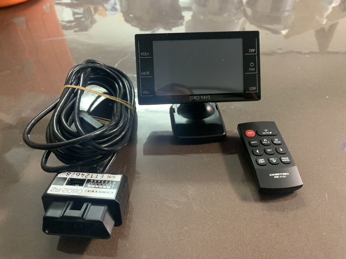 【やや傷や汚れあり】COMTEC コムテック ZERO 94VS GPSレーダー探知機 OBD2-R2 OBDⅡ ケーブル リモコン 付きの落札情報詳細 - ヤフオク落札価格検索 オークフリー