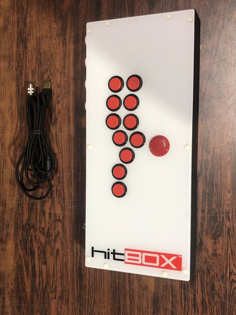 【やや傷や汚れあり】hitBOX for PS4 Switch PC compatible lever less game controller PS4 Switch PC対応 レバーレス ...