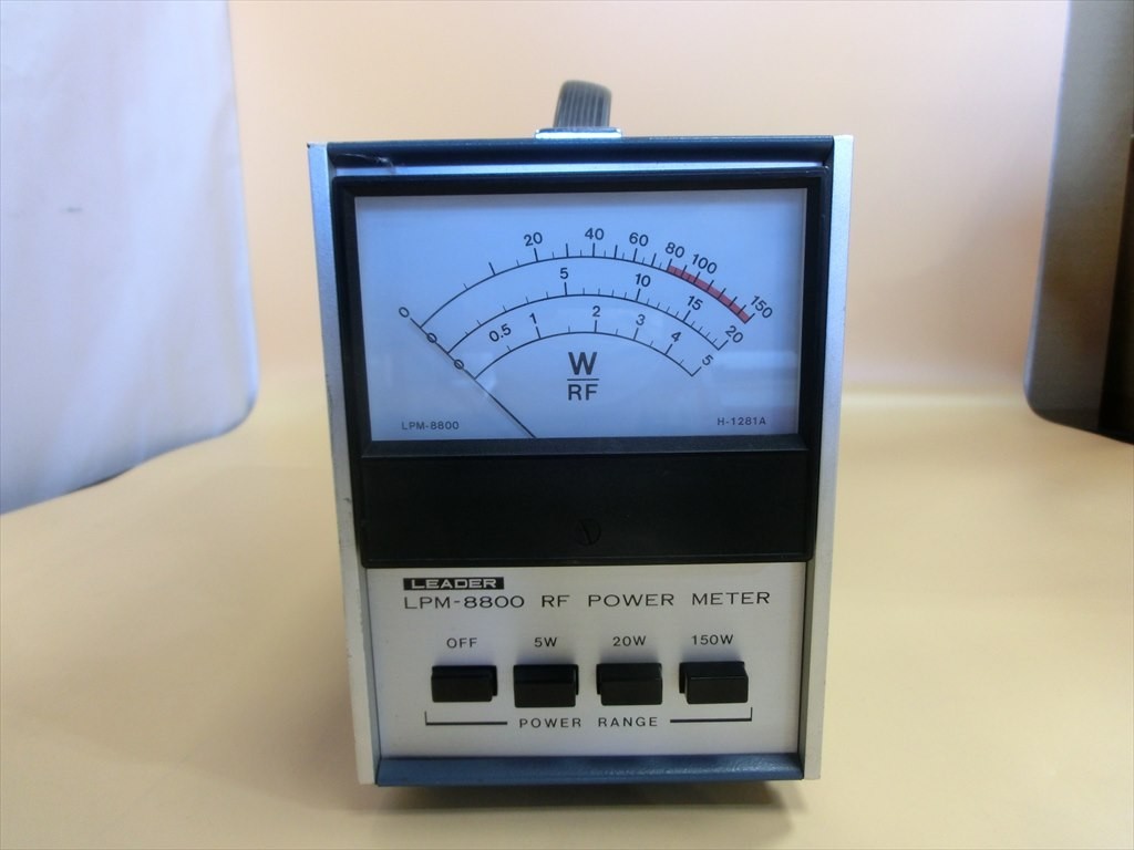 【傷や汚れあり】T【チ2-84】【80サイズ】LEADER/LPM-8800/RF POWER METER/RFパワーメーター/※動作未確認 ...