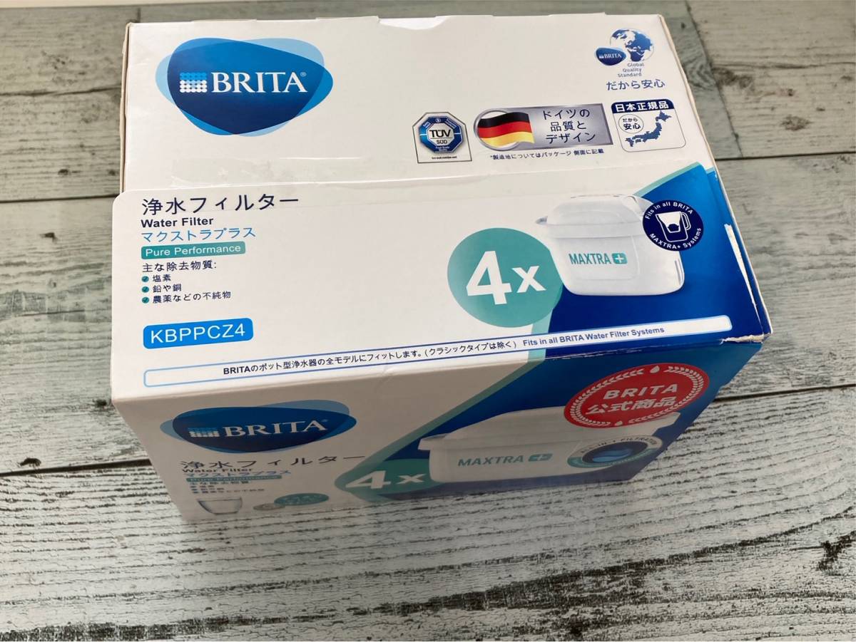 【未使用】0503j2318 ブリタ BRITA KBPPCZ4 [マクストラプラス Pure Performance (ピュアパフォーマンス) 交換カートリッジ 4個入り]の落札情報詳細 ...