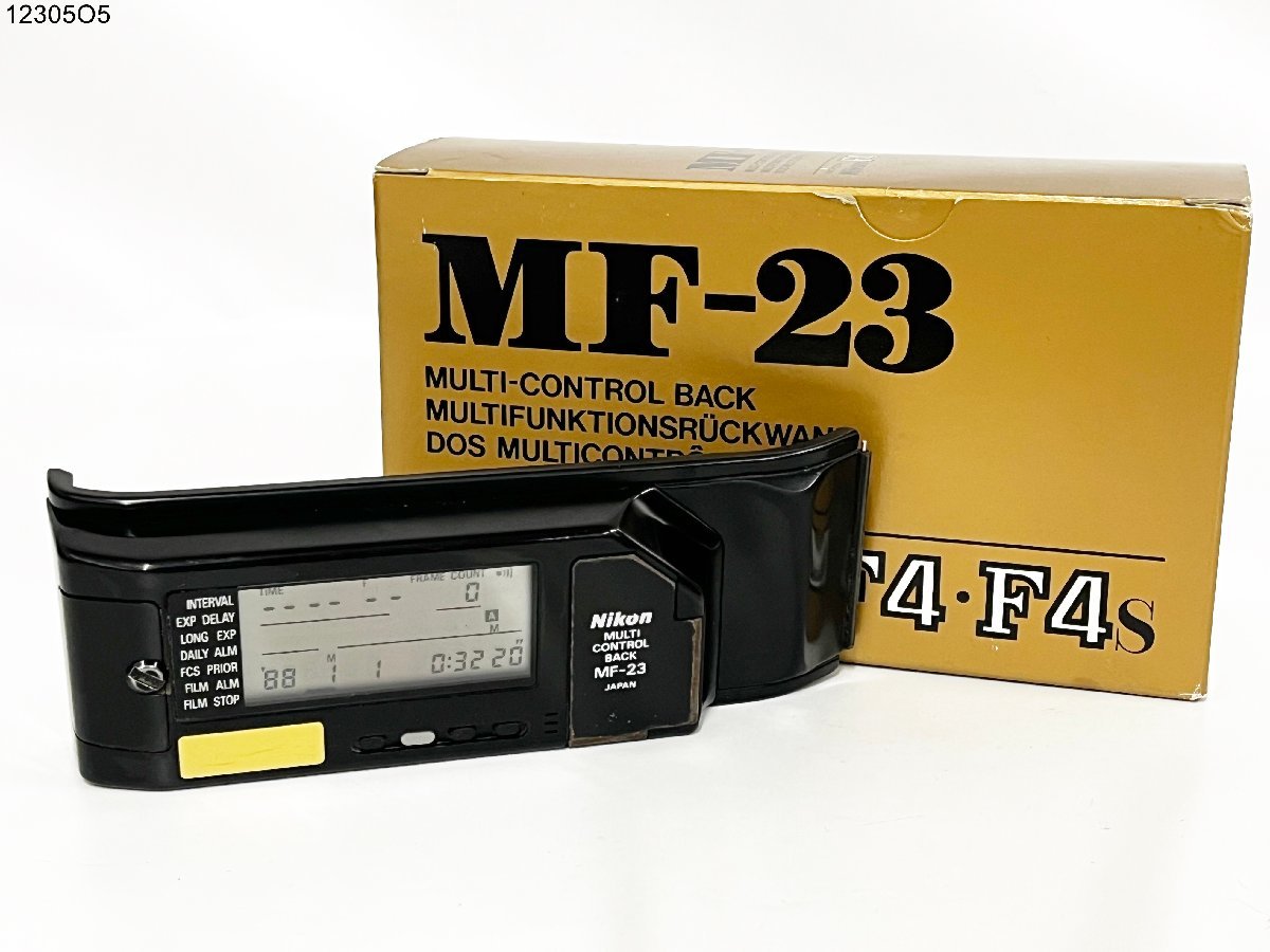 【傷や汚れあり】★通電OK Nikon ニコン F4/F4S用 MF-23 マルチコントロールバック 一眼レフ カメラ アクセサリー 箱付 12305O5-4の落札情報詳細 - ヤフオク落札 ...