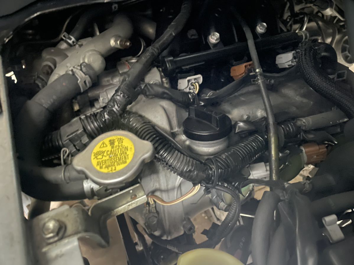 【傷や汚れあり】EBD S321 331 ハイゼット カーゴ ターボ エンジン KF-DET タービン KFターボ インタークーラー ハーネス ...