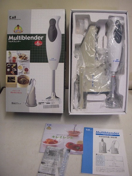 【未使用に近い】H121★未使用 貝印 MULTIBLENDER マルチブレンダー DK-5033 ハンドミキサー 調理器具 現状 長期保管品の落札情報詳細 - ヤフオク落札価格検索 オークフリー