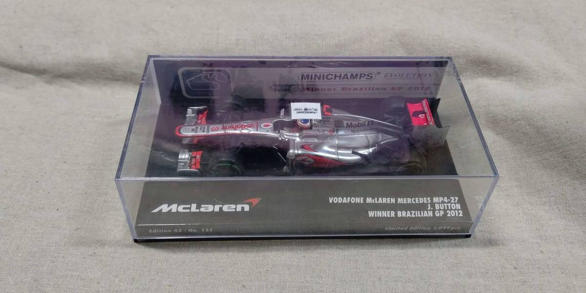 【未使用に近い （詳細）】1/43 Minichamps ウィリアムズ コスワース FW32 M.ヒュルケンベルグ 1st POLE ...