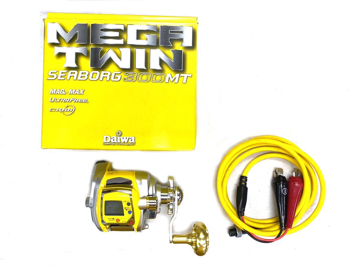 【やや傷や汚れあり】【美品】 1円スタート ダイワ シーボーグ 300MT メガツイン DAIWA SEABORG MEGATWIN 電動 ...