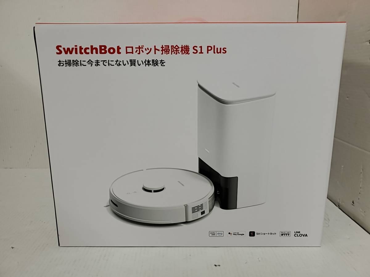 【未使用】T103[14](ロボット掃除機) 未使用 SwitchBot スイッチロボット 自動掃除機 S1 Plus w3011010 通電のみ確認 4/13出品の落札情報詳細 - ヤフオク ...