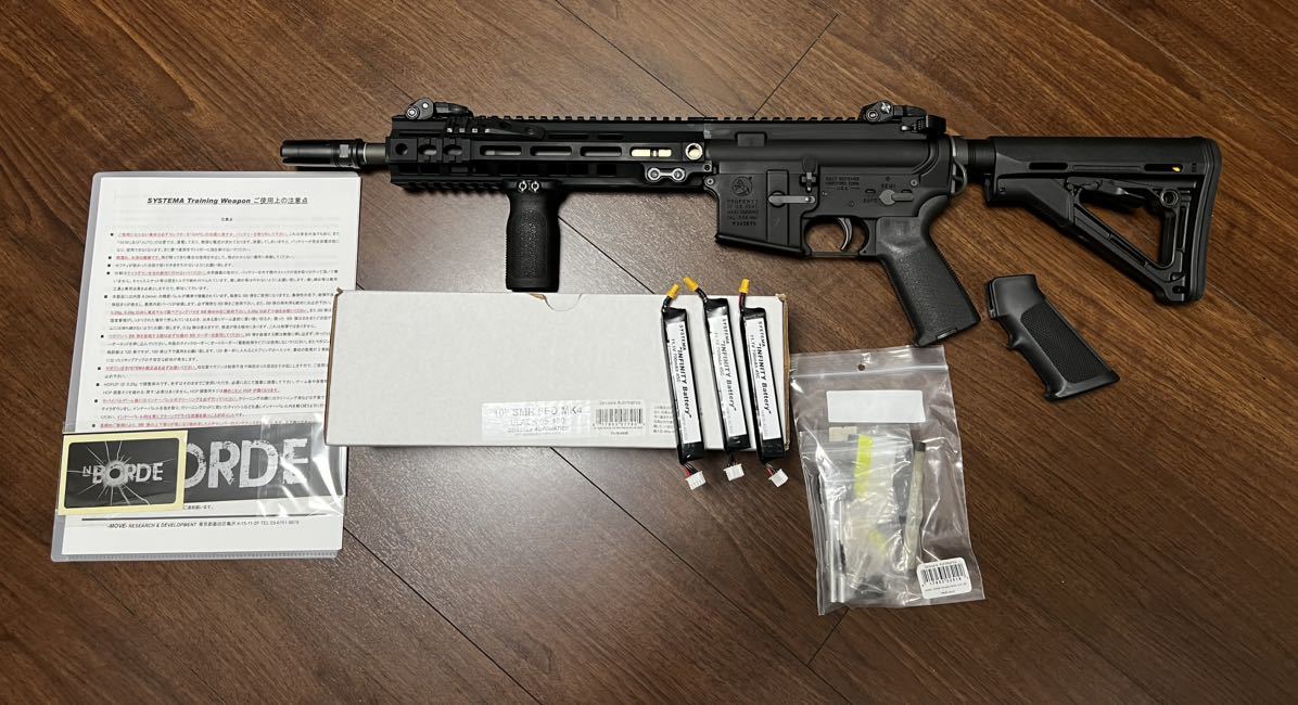 【目立った傷や汚れなし】move作成 NBORDEレシーバー トレポン インフィニティ FBI LE ガイズリー マグプル mk18 M4 ...