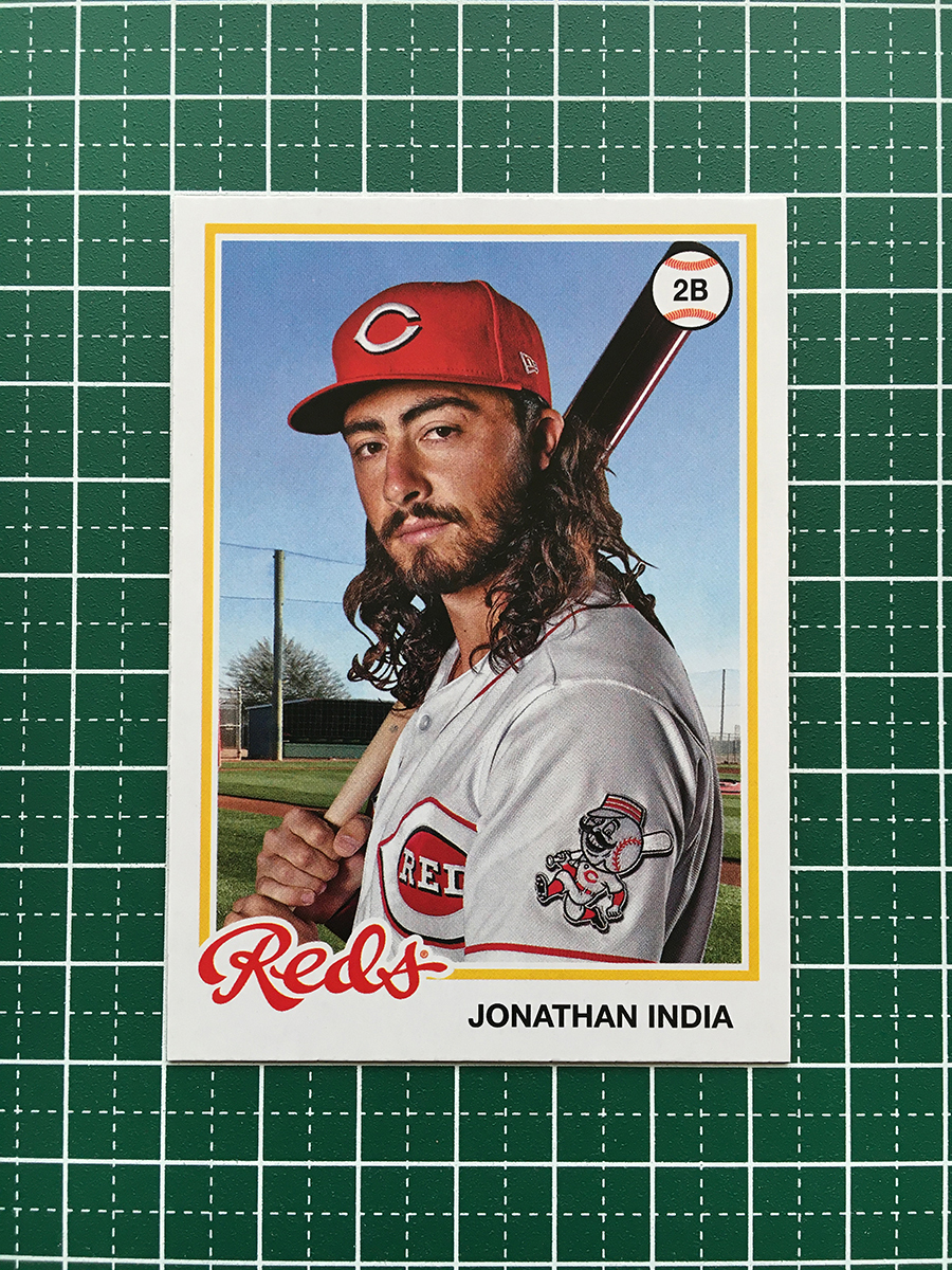 【目立った傷や汚れなし】★TOPPS MLB 2022 ARCHIVES #195 JONATHAN INDIA[CINCINNATI ...