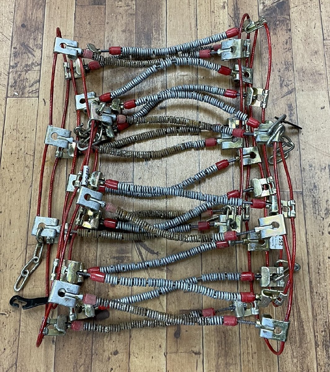 【傷や汚れあり】SCC JAPAN LT用 ケーブルチェーン DC252 25t車まで ワイヤーチェーン タイヤチェーン 金属チェーンの落札 ...