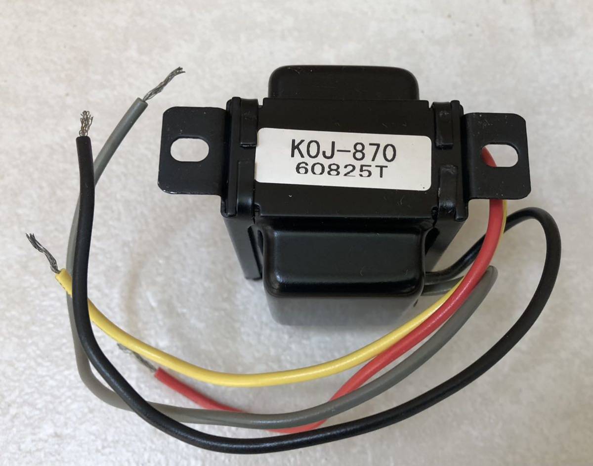 【未使用に近い】エレキット シングル出力トランス KOJ-870 電子工作 部品 パーツ 秋月電子の落札情報詳細 - Yahoo!オークション ...