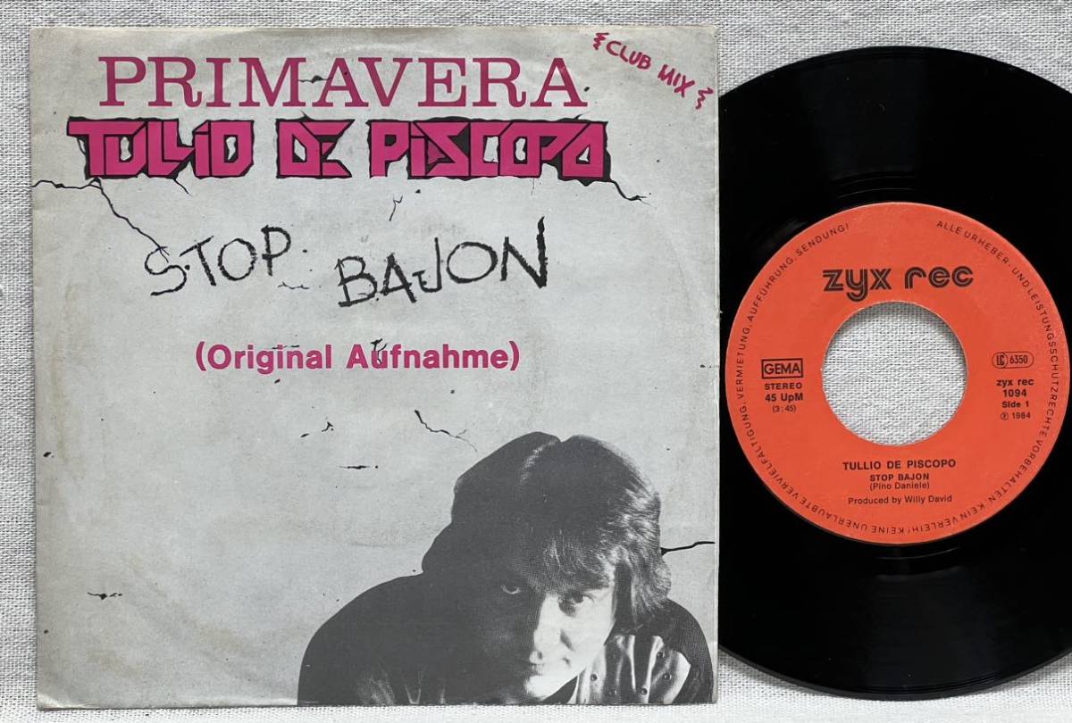 【やや傷や汚れあり】7インチ Tullio De Piscopo Stop Bajon Primavera ★ドイツ盤 Theo Parrishの落札情報詳細 ヤフオク落札価格検索 