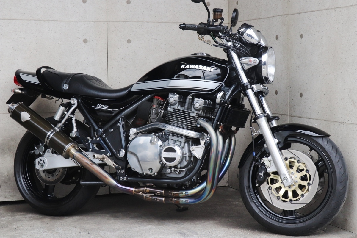 【目立った傷や汚れなし】横浜～ Kawasaki ゼファー1100 平成13年式 A5 エボニー フルカスタム 極上の落札情報詳細 - Yahoo!オークション落札価格検索 オークフリー