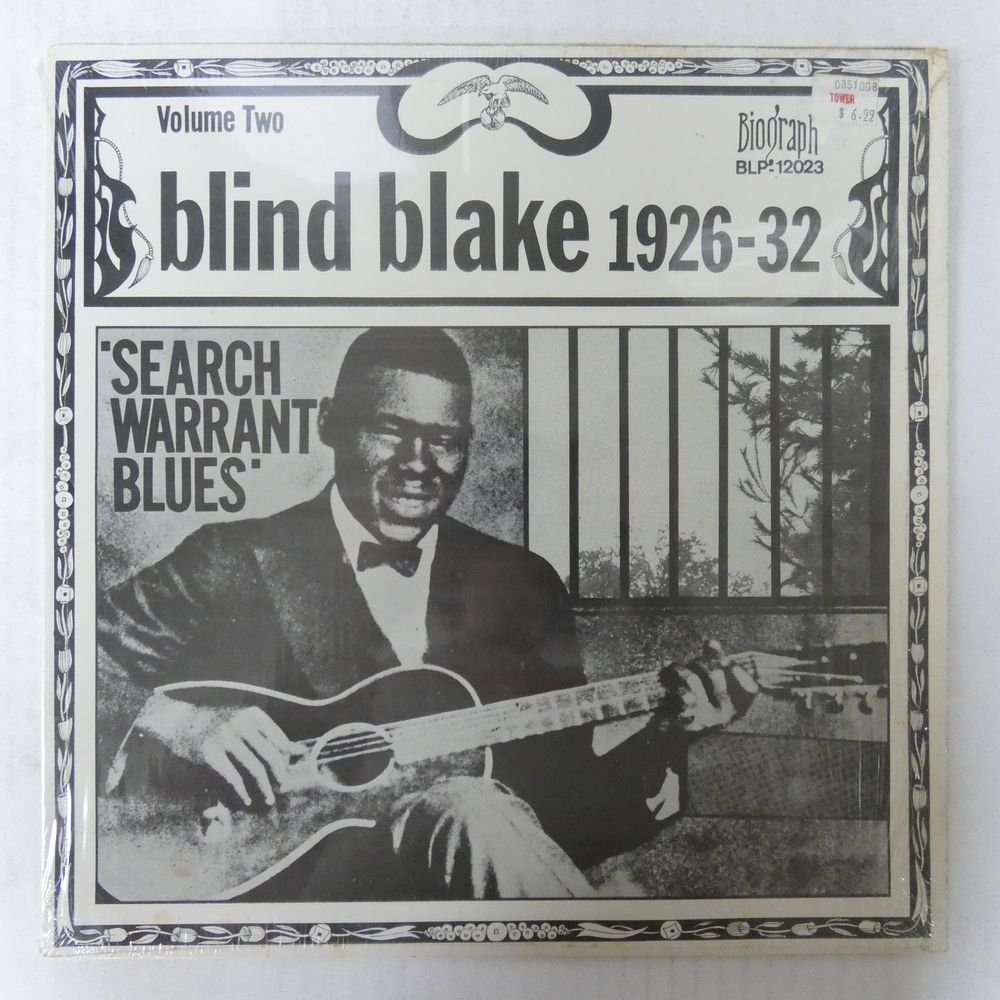 【やや傷や汚れあり】46019862;【US盤/Biograph/シュリンク】Blind Blake / 1926-32 Search ...