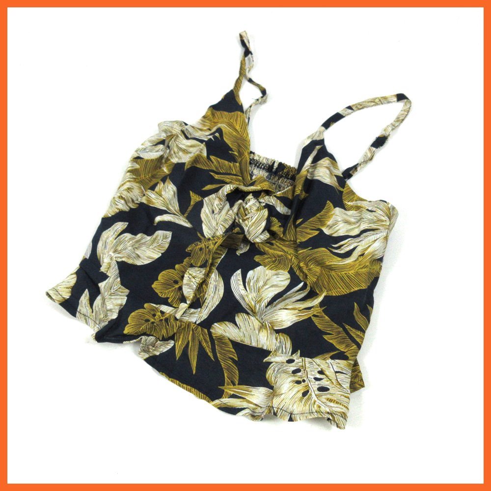 【未使用】 ★anap mimpi（アナップミンピ） レディース キャミソール ネイビー系ボタニカル柄 サイズフリー 未使用 美品 の落札情報詳細 - ヤフオク落札価格検索 オークフリー