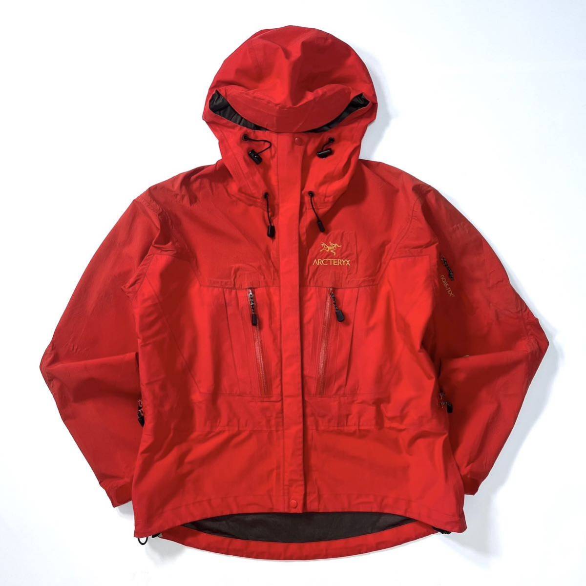 【やや傷や汚れあり】1998年 24k GOLD VINTAGE OLD ARC’TERYX ALPHA SV GORE-TEX HARD ...