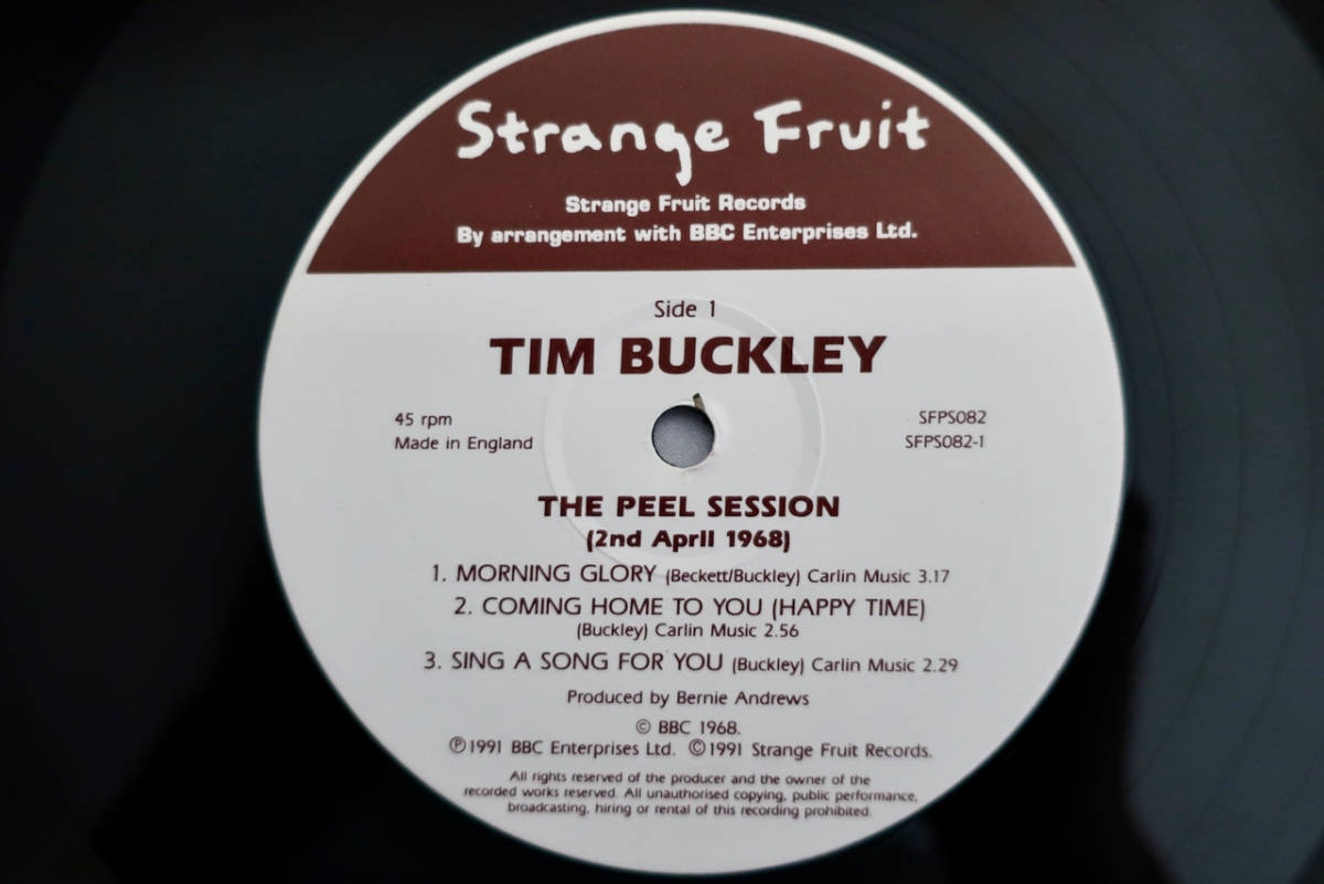 【傷や汚れあり】【Tim Buckley BBC Live 1968 The Peel Sessions 極美盤 Strange Fruit ...