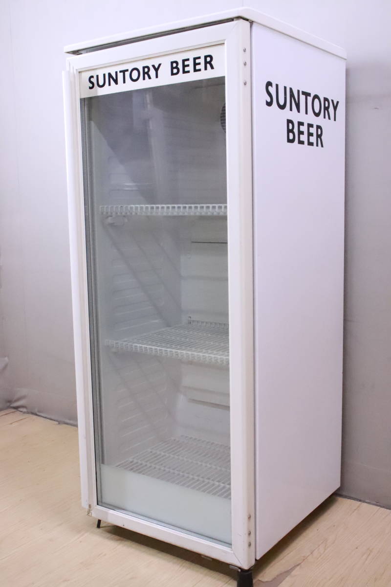 【傷や汚れあり】冷蔵ショーケース SANYO SMR-R66 SUNTORY BEER ロゴ入り 飲食店使用 中古現状品 直接のお引き取り歓迎 ...