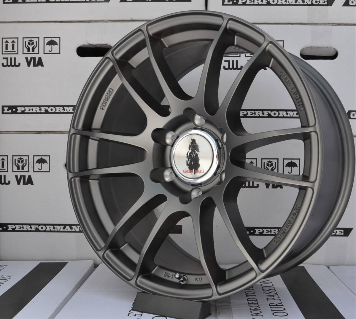 【未使用】SAMURAI WHEELS 18インチ R18 18x8.5J +25 ( 6h139.7 ) プラド 150 120 系 / ハマーH3 / FJ クルーザー / サーフ ...