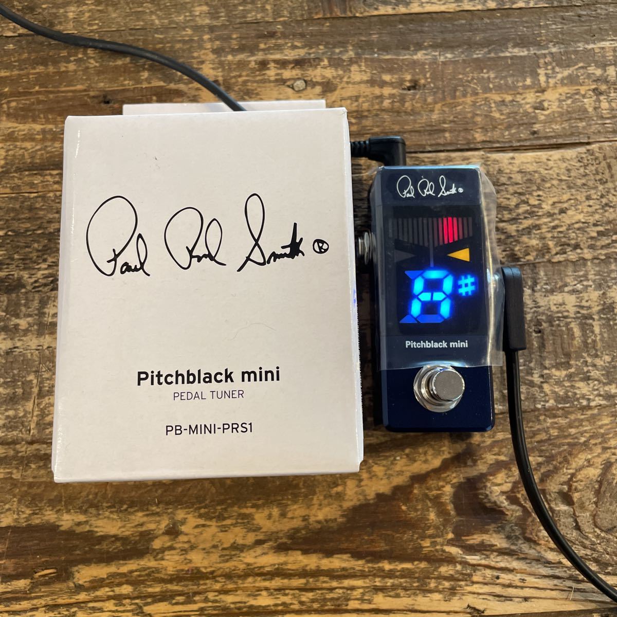 【未使用】未使用品 KORG Pitchblack mini PRSコラボ チューナー PB-MINI-PRS1 PB-MINI ポールリード ...
