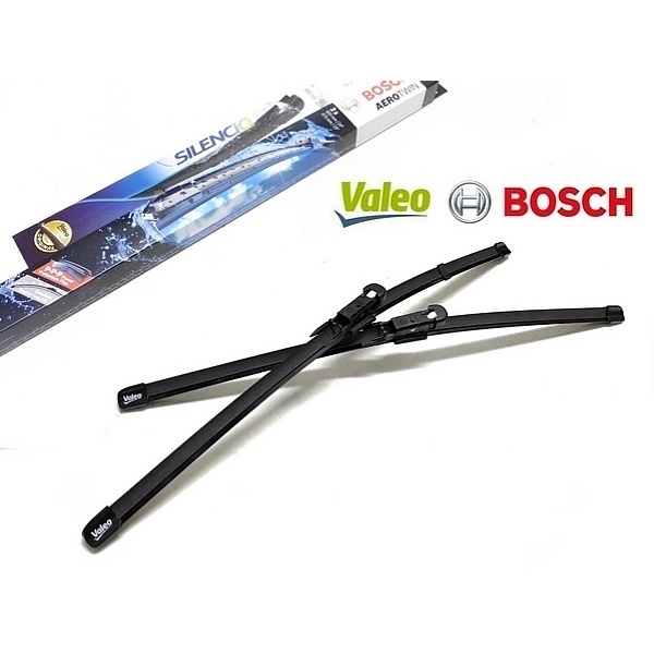 【未使用】BMW F10 F11 F01 F02 左ハンドル用 フロント ワイパーブレードセット 61612458015 ...