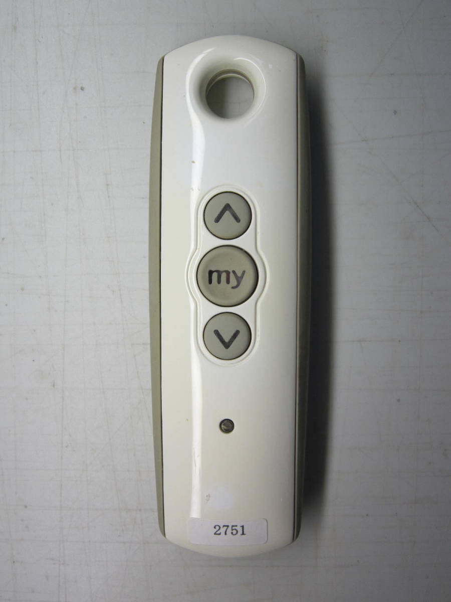 【傷や汚れあり】★送料無料★分解洗浄済み Somfy 電動シャッター リモコン 74300-FRANCE Telis 1 RTS Pure ...