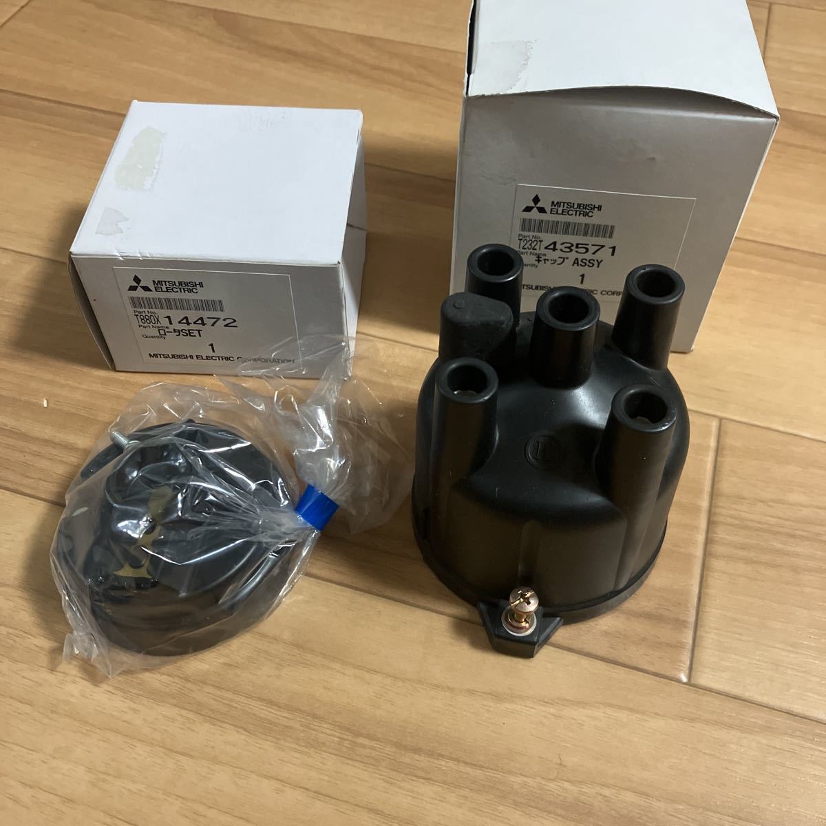 【未使用】三菱 スタリオン ランサーEX G63B G62B IC無しターボ用 デスビキャップ・ローター A183 未使用品 純正品の落札情報 ...