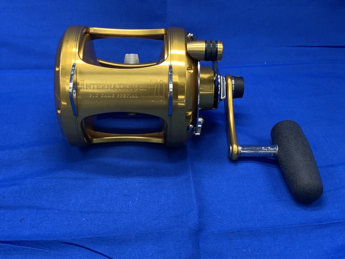 【目立った傷や汚れなし】PENN INTERNATIONAL 70 Big game special 2スピード トローリング マグロ カジキ ...