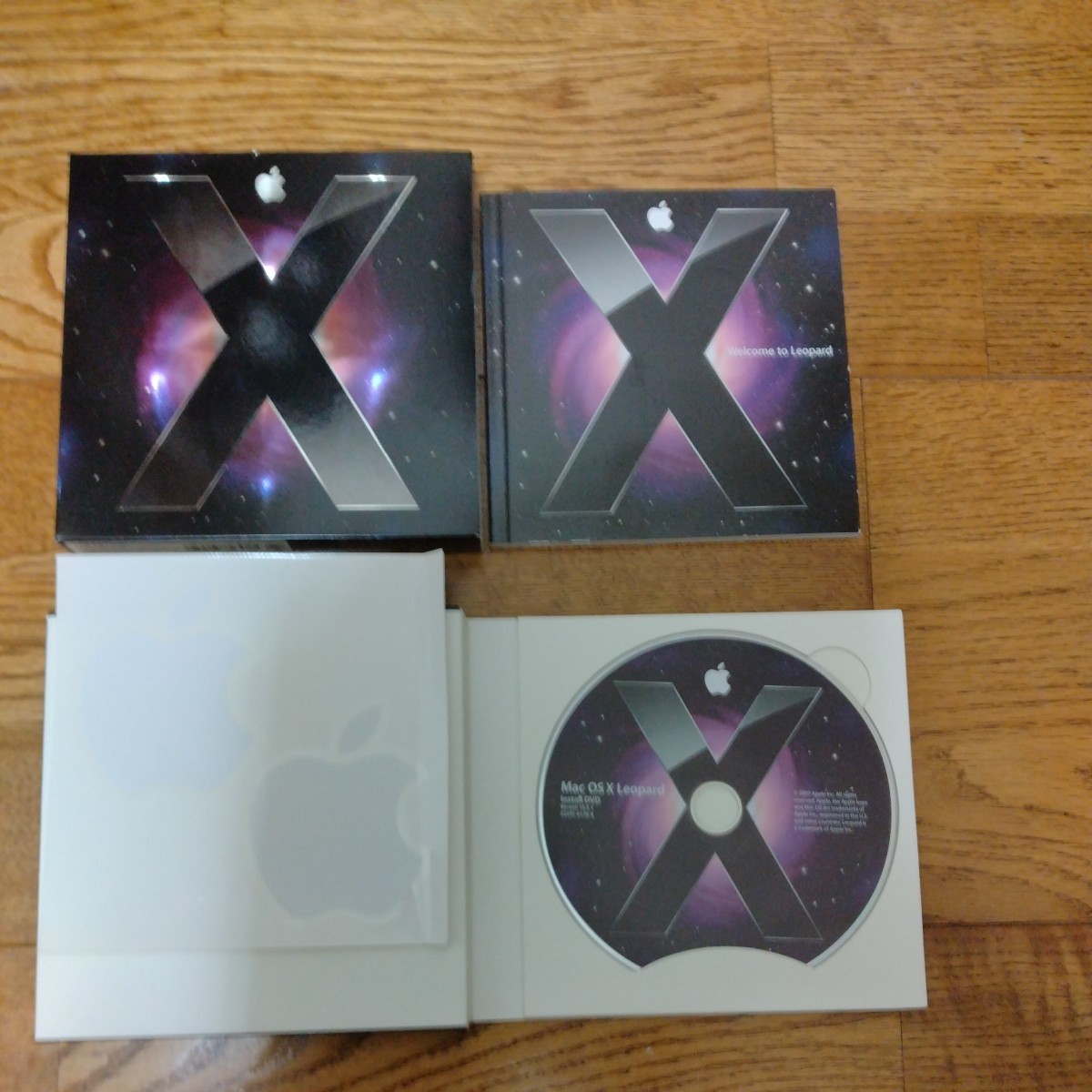 【目立った傷や汚れなし】INO001 送料無料 Mac OS X 10.5.6 Leopard インストール版 DVD 箱 シール 冊子付の ...