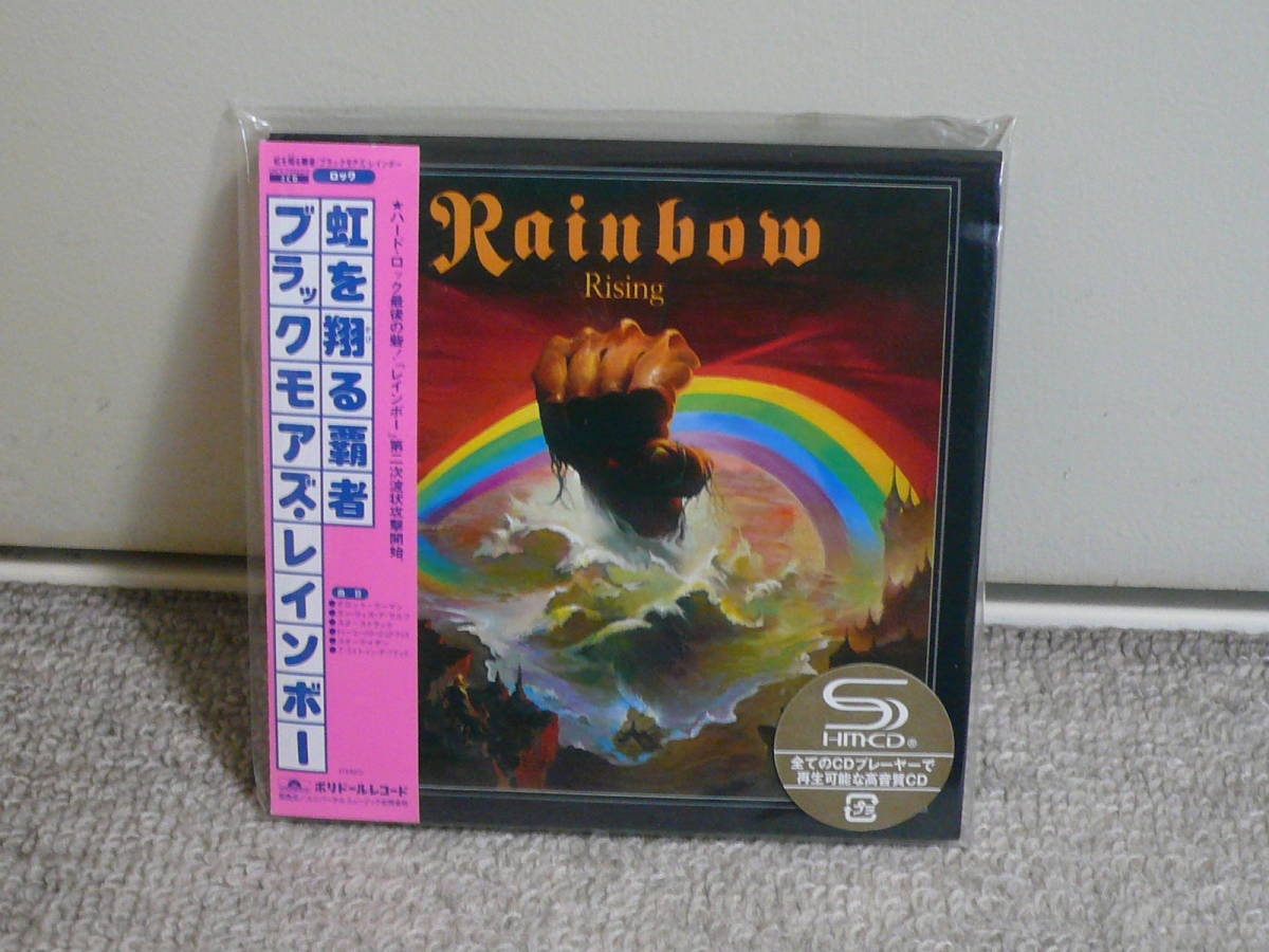 【目立った傷や汚れなし】【SHM-CD：紙ジャケット仕様】 RAINBOW（レインボー）「虹を翔る覇者～RAINBOW RISING（2CDデラックス・エディション）」の落札情報詳細 ...